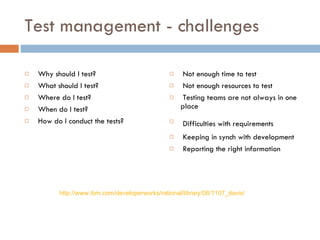 Test Management introduction | PPT