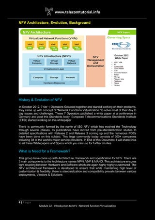 Telco Cloud - 02. Introduction to NFV - Network Function Virtualization | PDF