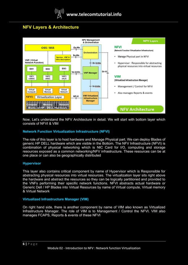 Telco Cloud - 02. Introduction to NFV - Network Function Virtualization | PDF
