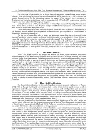 An Evaluation of Partnerships That Exist Between Statutory and ...