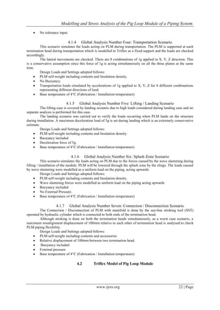Modelling and Stress Analysis of the Pig Loop Module of a Piping System ...