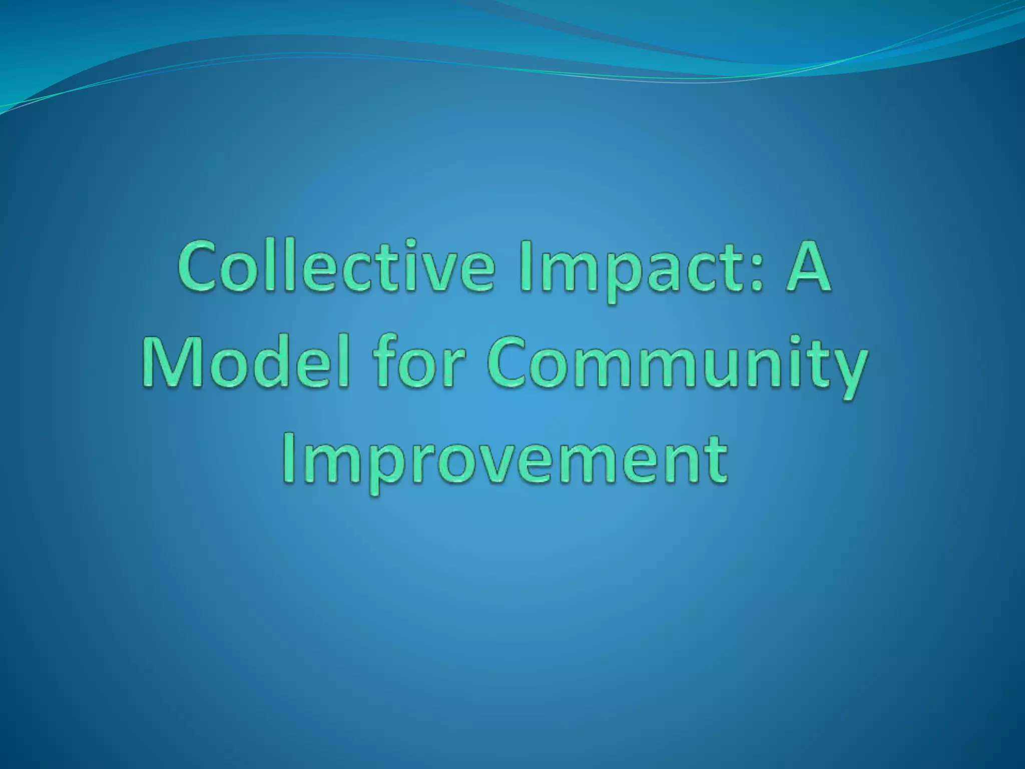 Collective Impact Slides | PPTX