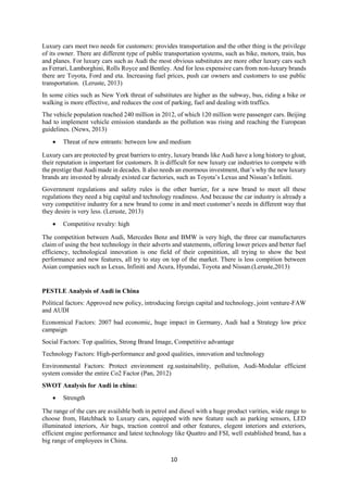 Assessment of Audi AG | PDF