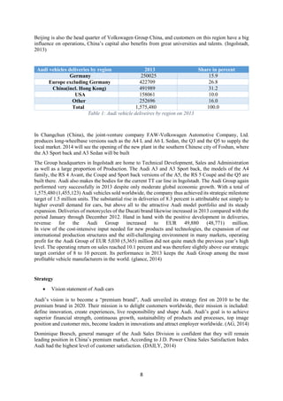 Assessment of Audi AG | PDF