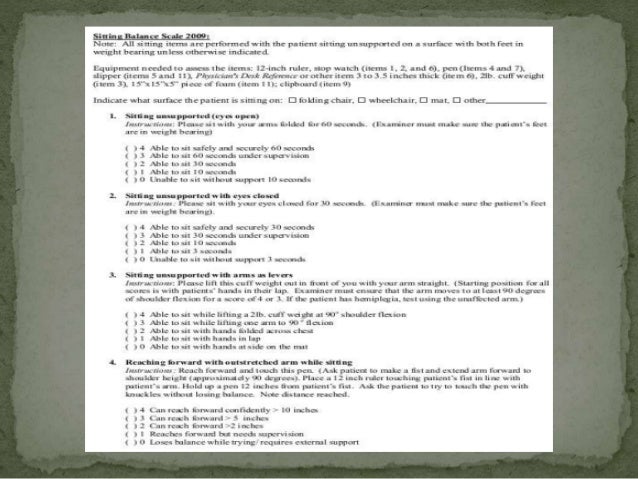 Appropriate Outcome Measures for Lower Level Patients