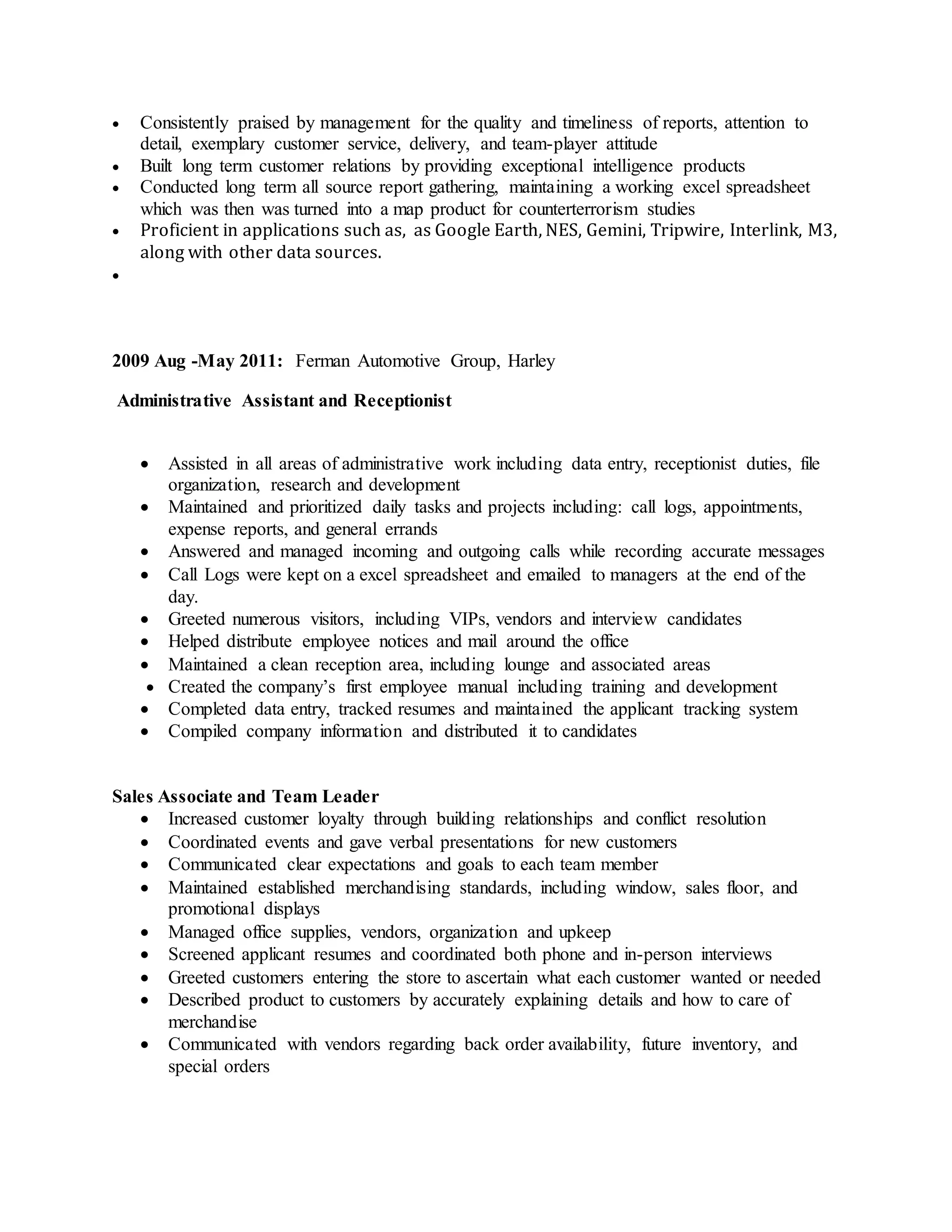 CarsonREsumeDanielle Welter_working | PDF