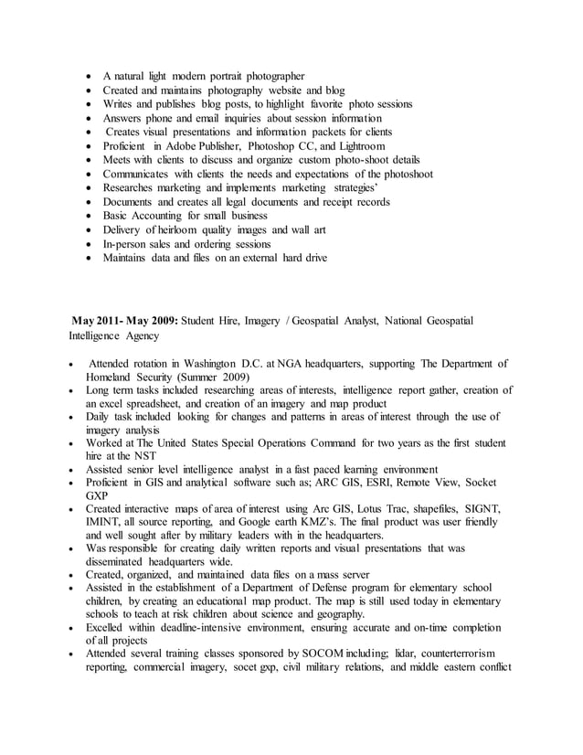 CarsonREsumeDanielle Welter_working | PDF