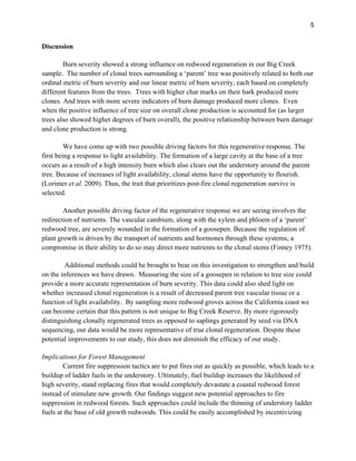 Fire Intensity Effects on Coastal Redwood Regeneration | PDF