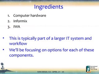Informix IWA: Architectural options | PPT | Computer Software and Applications | Computing