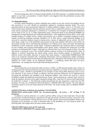 The Practical Data Mining Model for Efficient IDS through Relational Databases | PDF