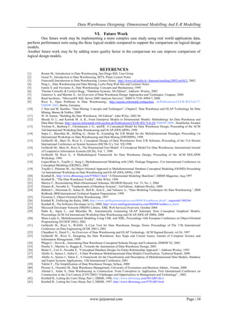 Data Warehouse Designing: Dimensional Modelling and E-R Modelling | PDF