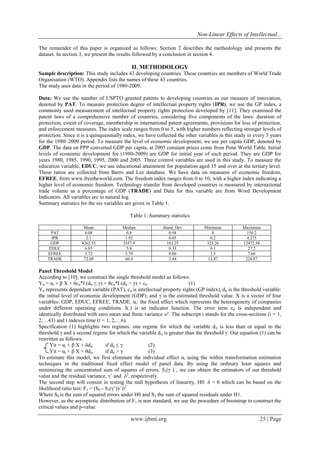 Non-Linear Effects of Intellectual Property Rights on Innovation: Evidence from Developing ...