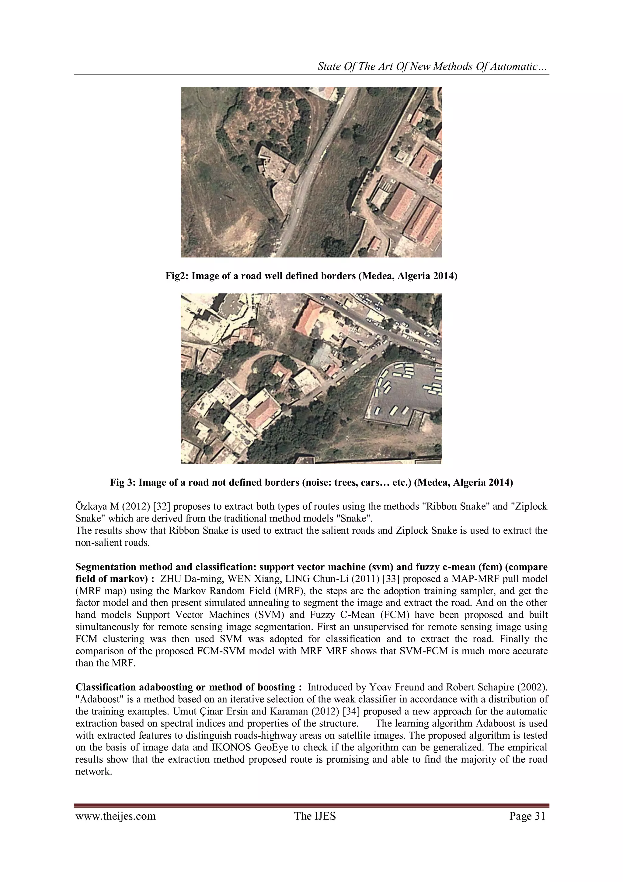 Survey of Some New Road Extraction Methods | PDF