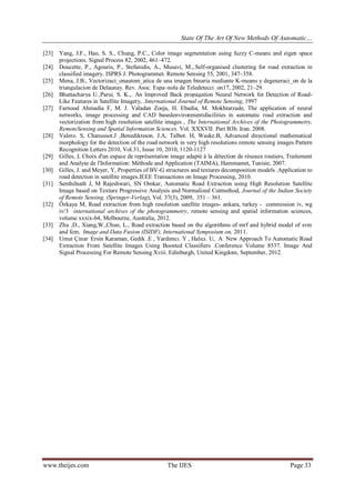 Survey of Some New Road Extraction Methods | PDF