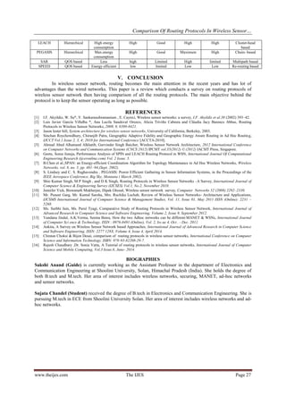 Comparison of Routing protocols in Wireless Sensor Networks: A Detailed ...