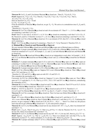 Minimal M-gs Open and Maximal M-gs Closed Sets In Interior Minimal Space | PDF | Physics | Science