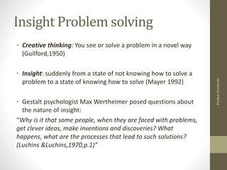 Insight Problem Solving (1) (1) | PPTX