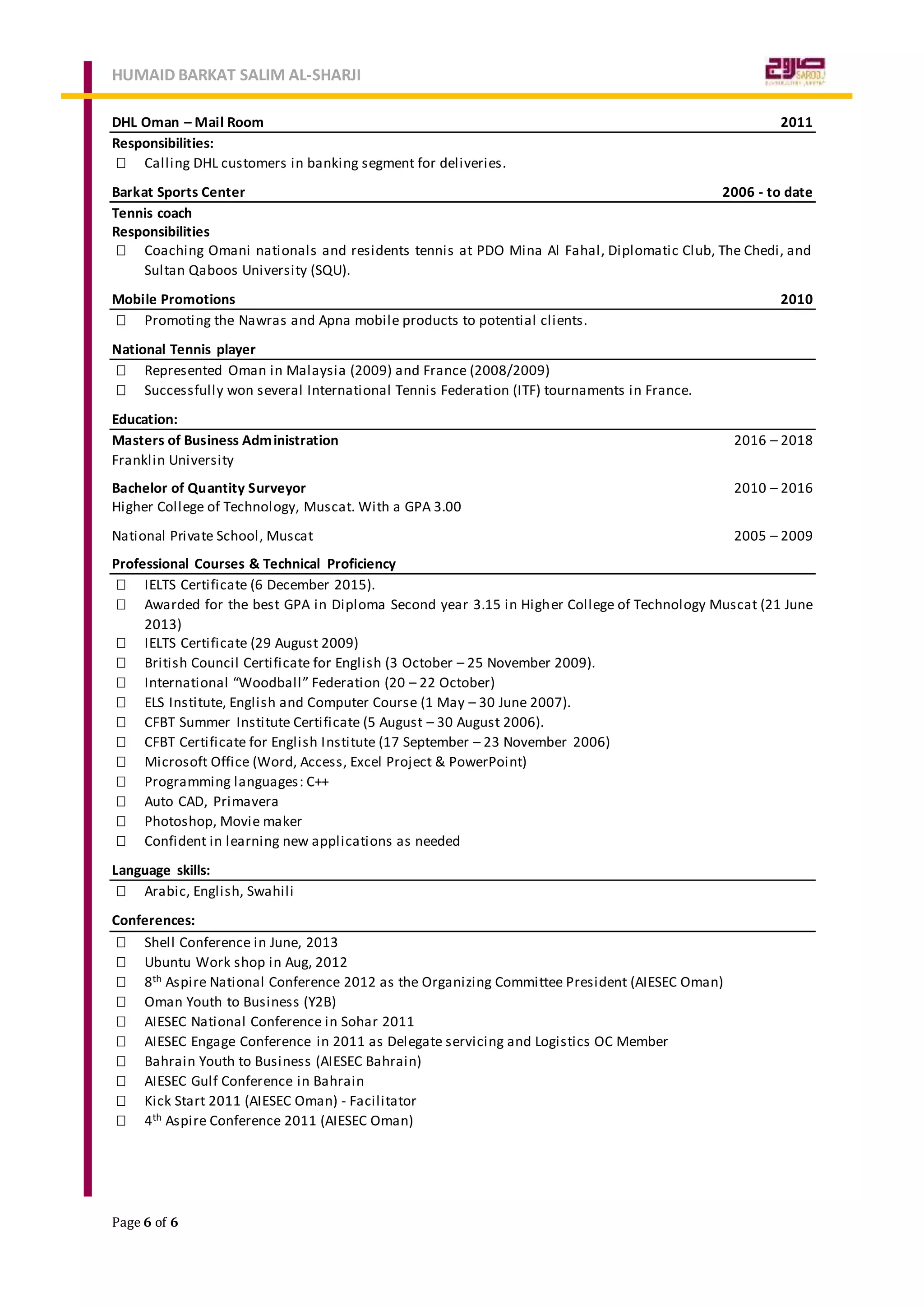 Humaid Al Sharji SCC_CV | DOCX