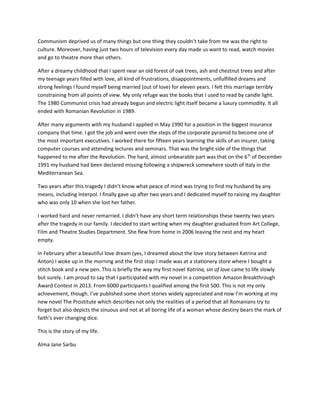 AUTOBIOGRAPHY | ODT
