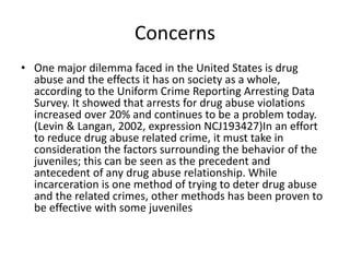 Juvenile Drug Abuse Power Point | PPT