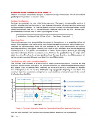 Lube Oil Rundown Tank - System Design and Operational Aspects | PDF