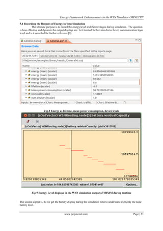 Energy Framework Enhancements in the WSN Simulator OMNETPP | PDF