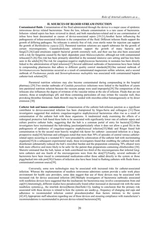 Role of Arterial catheters as a source of Hospital related Bacteremia | PDF
