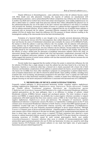 Role of Arterial catheters as a source of Hospital related Bacteremia | PDF