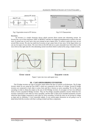 Asymmetric Multilevel Inverter of 11-level Cascaded H-Bridge with ...