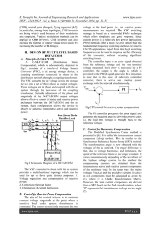 Power Quality Improvement Using Cascaded H-Bridge Multilevel Inverter Based Dstatcom | PDF