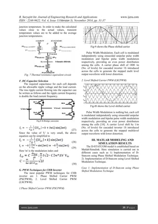 Power Quality Improvement Using Cascaded H-Bridge Multilevel Inverter Based Dstatcom | PDF