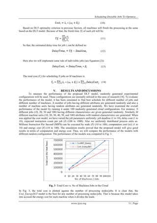 Scheduling Divisible Jobs to Optimize the Computation and Energy Costs | PDF