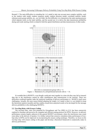 Manets: Increasing N-Messages Delivery Probability Using Two-Hop Relay with Erasure Coding | PDF