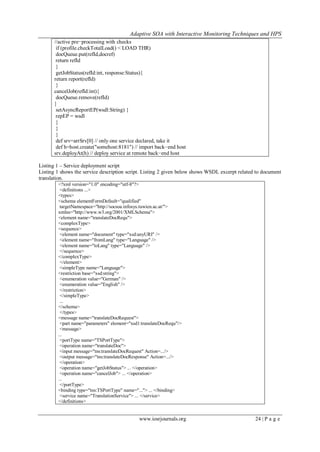 Adaptive SOA with Interactive Monitoring Techniques and HPS | PDF | Web Development | Internet