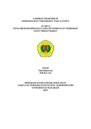 SUSUT BERAT BUAH DAN SAYURAN | PDF