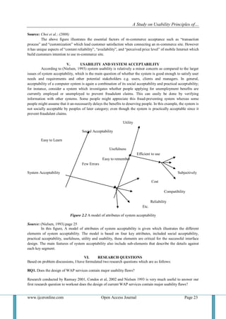 A Brief Study on Usability Principles of Mobile Commerce | PDF