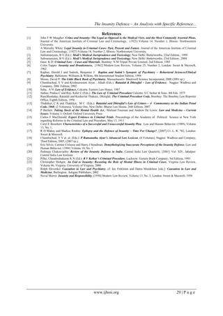 The Insanity Defence ~ An Analysis with Specific Reference to Section ...
