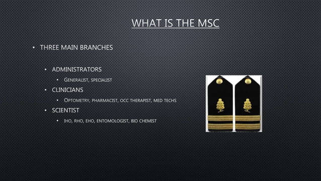 LCDR TAYLOR MSC IPP | PPTX
