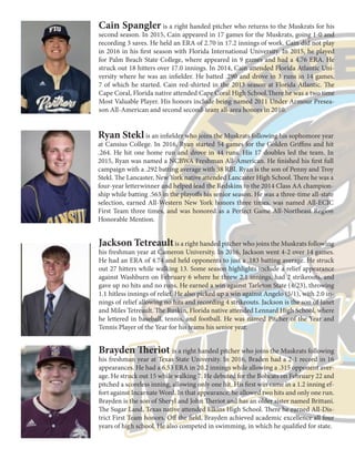 Muskrats Media Guide | PDF