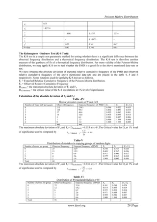 Poisson-Mishra Distribution | PDF