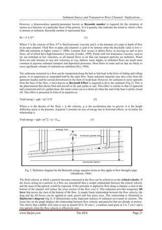 Sediment Source and Transport in River Channels: Implications for River Structures | PDF