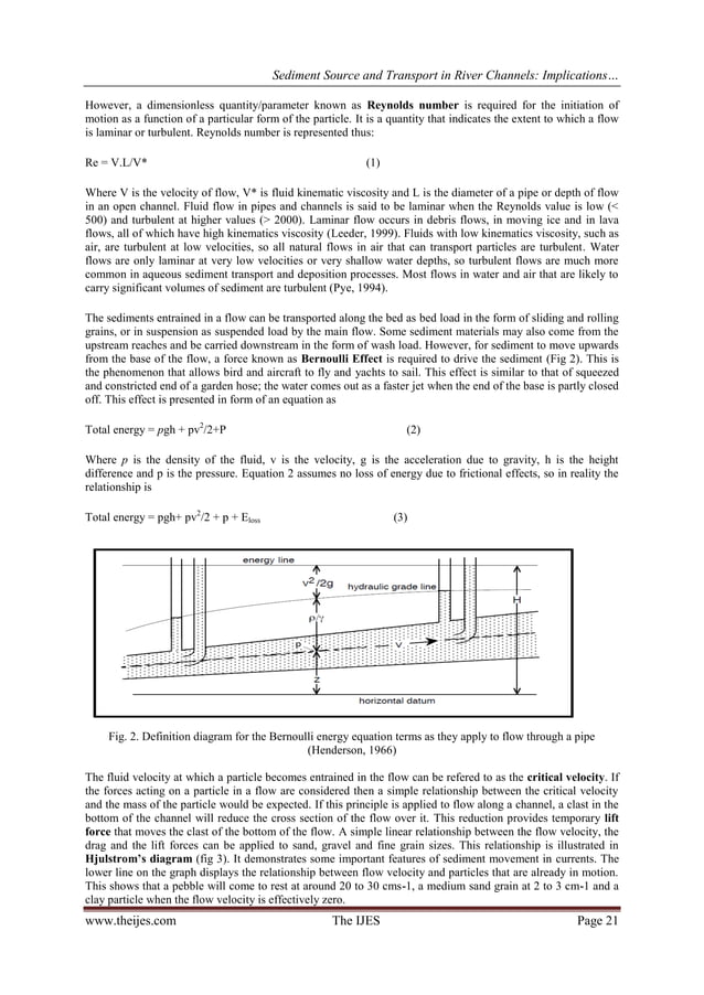 Sediment Source and Transport in River Channels: Implications for River ...