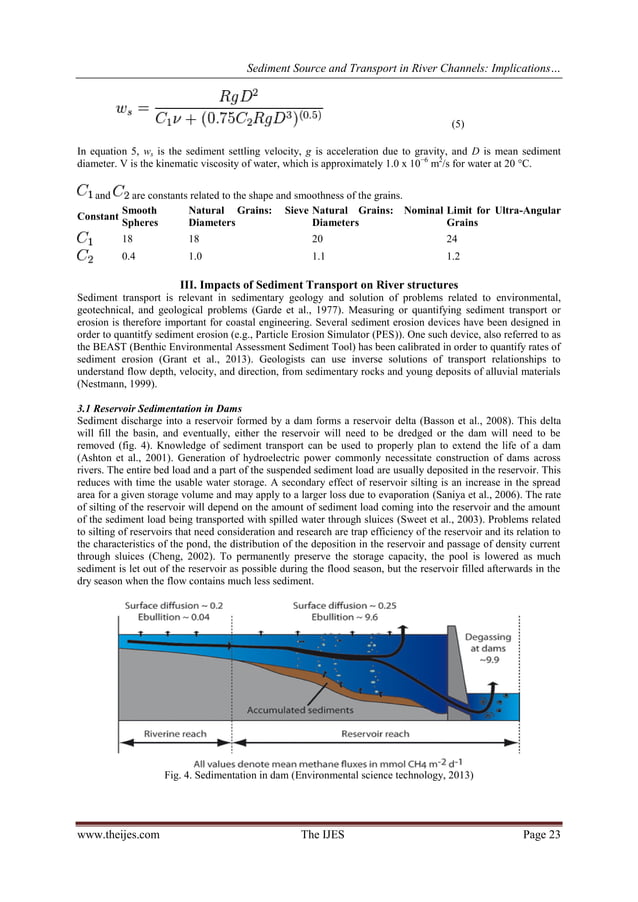 Sediment Source and Transport in River Channels: Implications for River ...