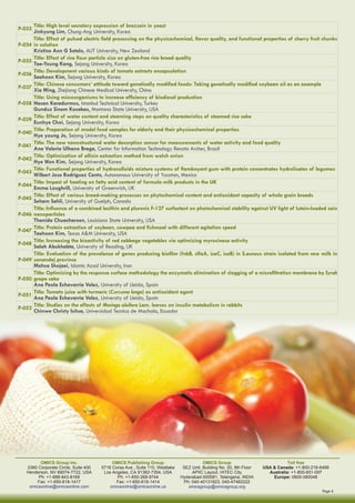 Food Technology-2014-Conference Agenda | PDF