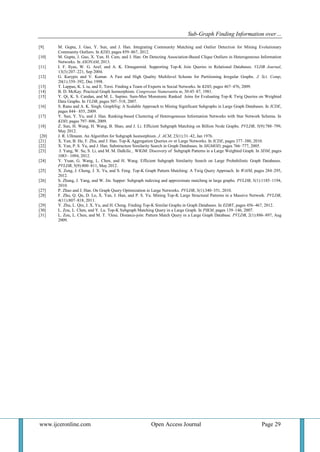 Sub-Graph Finding Information over Nebula Networks | PDF