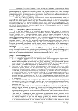 Promoting Export-Led Economic Growth in Nigeria –The Export Processing ...