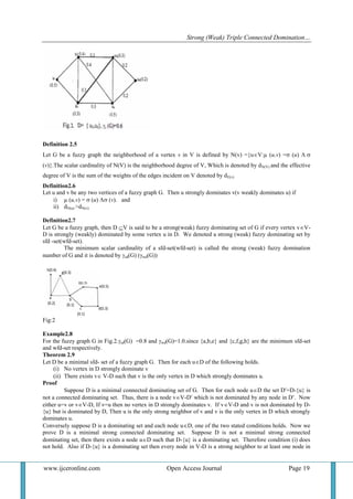 Strong (Weak) Triple Connected Domination Number of a Fuzzy Graph | PDF