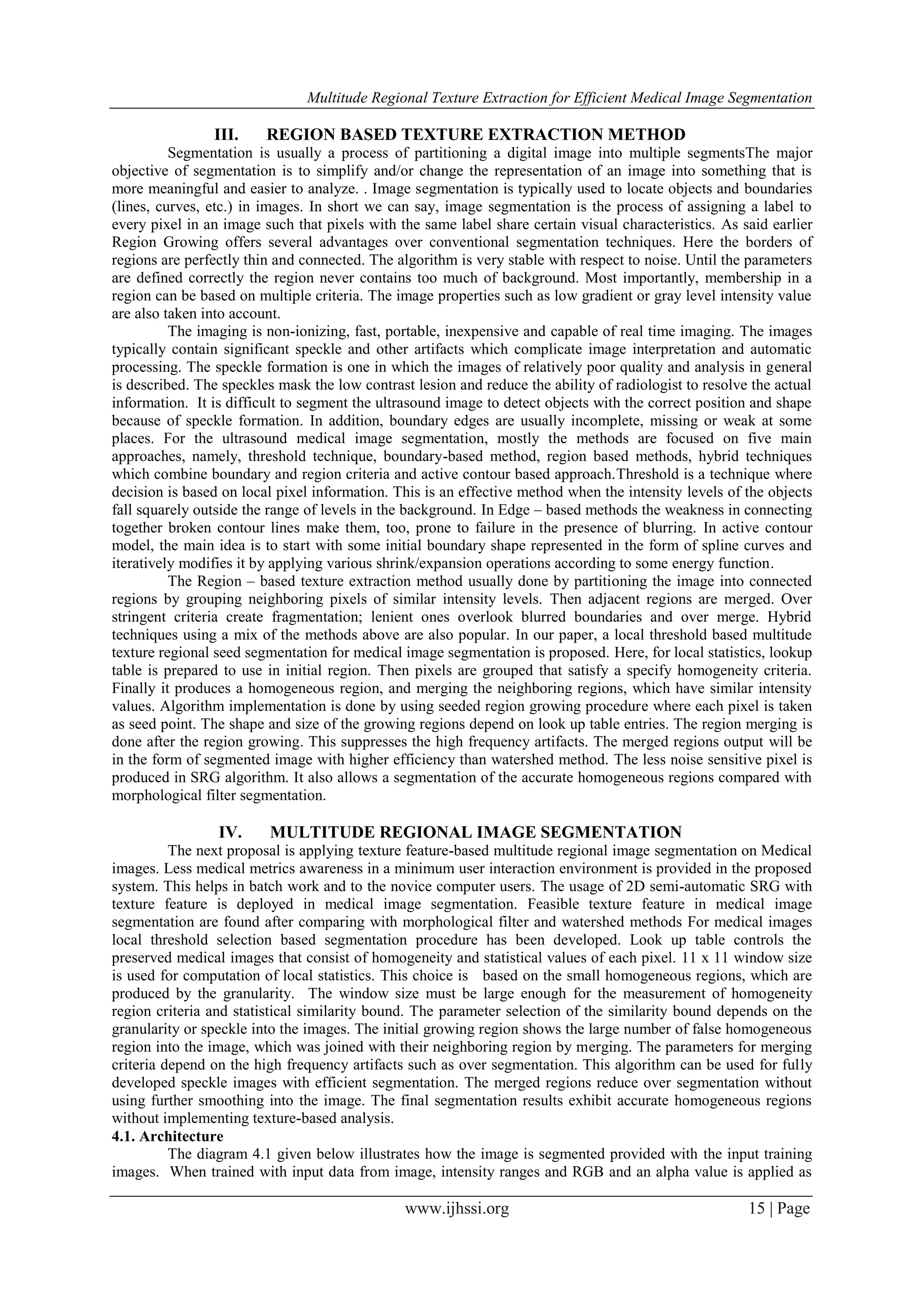 Multitude Regional Texture Extraction for Efficient Medical Image Segmentation | PDF | Photo ...