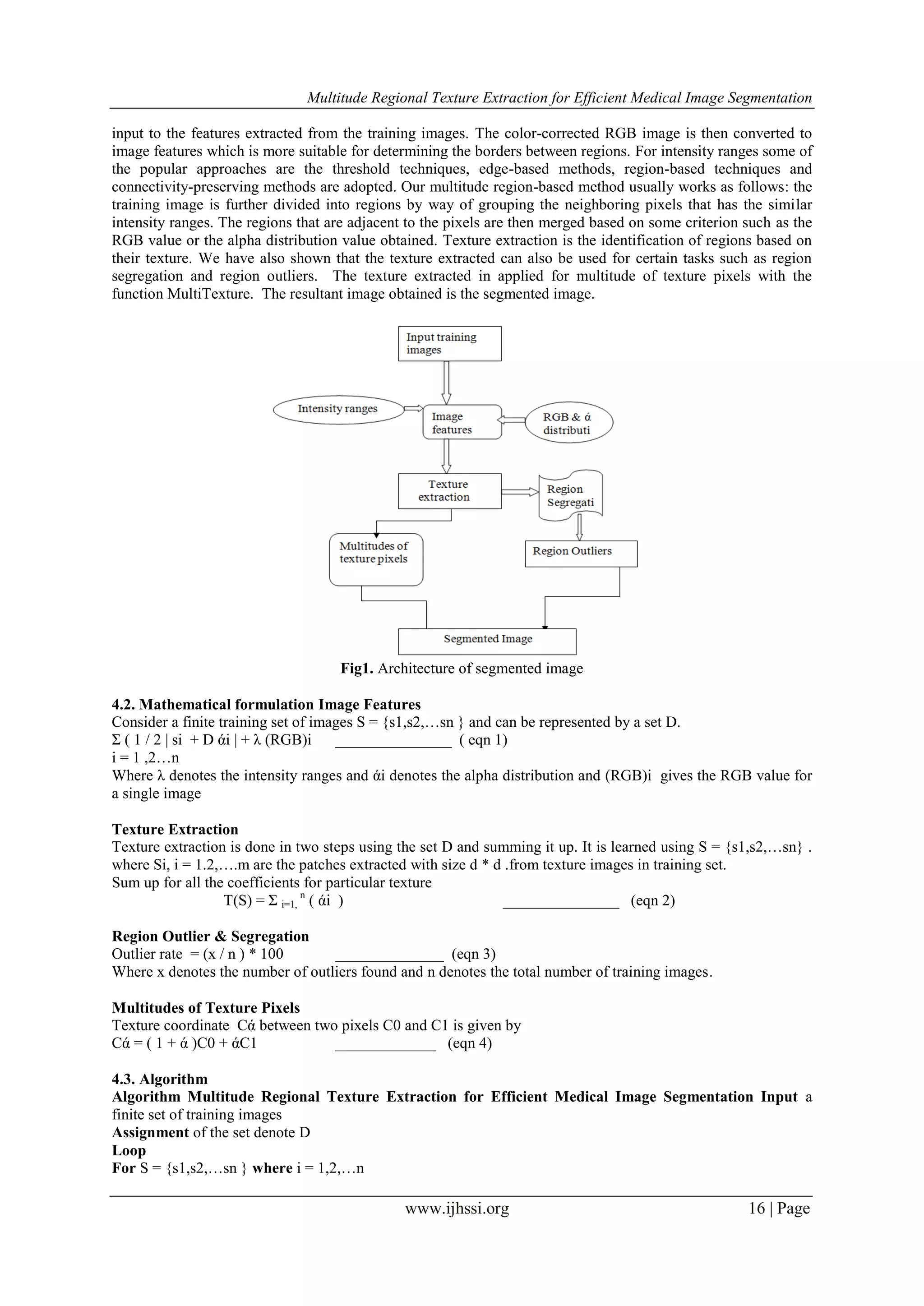 Multitude Regional Texture Extraction for Efficient Medical Image Segmentation | PDF | Photo ...