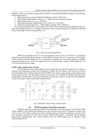 Advanced Three Phase PWM Inverter Control Using Microcontroller | PDF